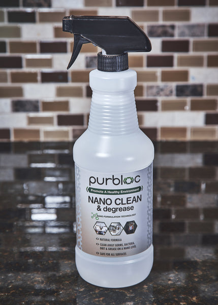 6 PACK of NANO CLEAN & degrease (6- Quart Trigger Sprays) – purbloc