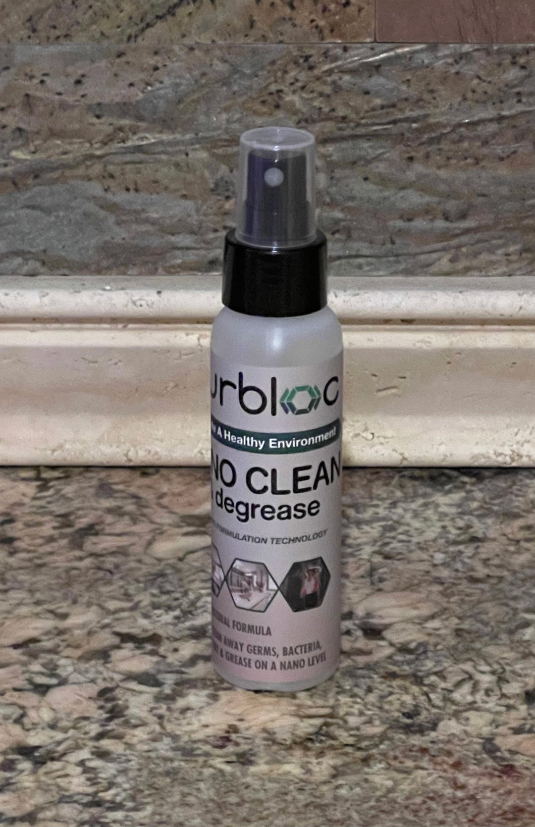 NANO CLEAN & degrease RTU (3 Ounce Travel Size Finger Spray) – purbloc