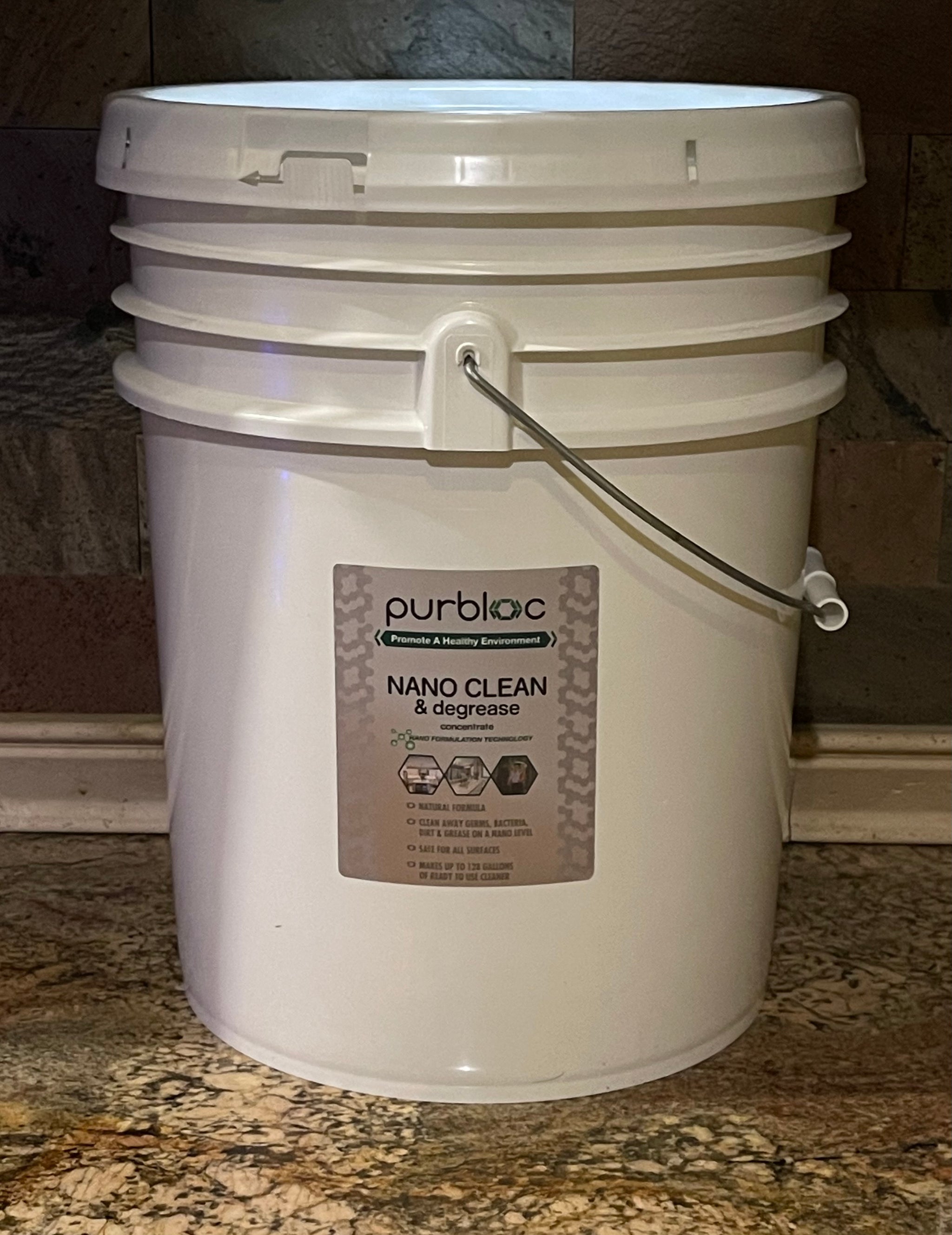 NANO CLEAN & degrease (5 Gallon Refill Concentrate) – purbloc